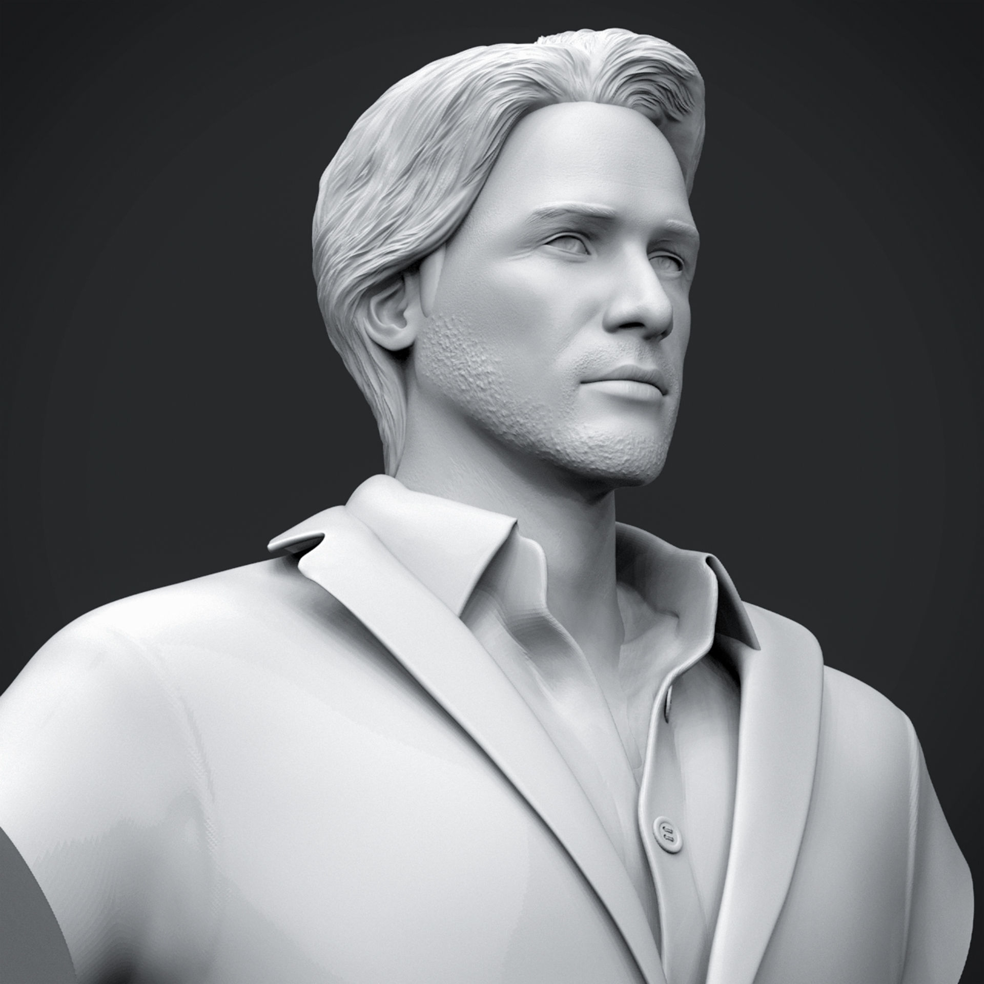 Keanu Reeves 3D Printable 3D model 3D printable | CGTrader