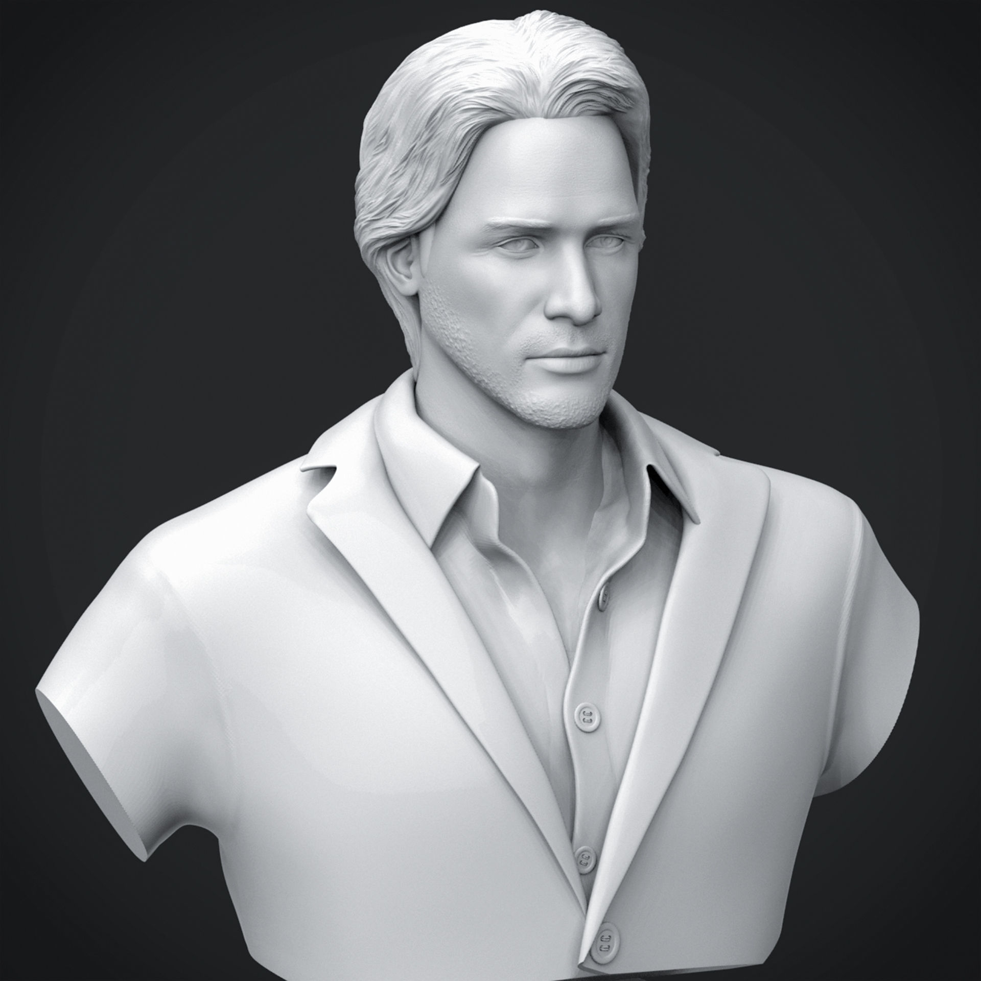 Keanu Reeves 3D Printable 3D model 3D printable | CGTrader