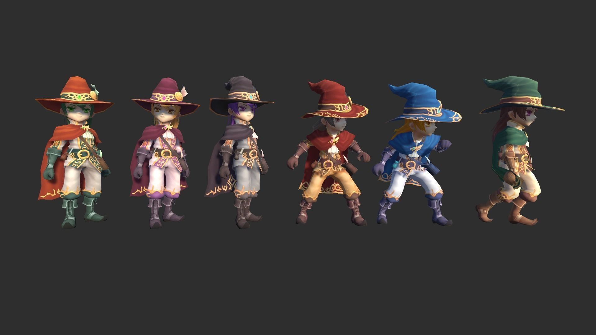 3D model Male Druids VR / AR / low-poly | CGTrader