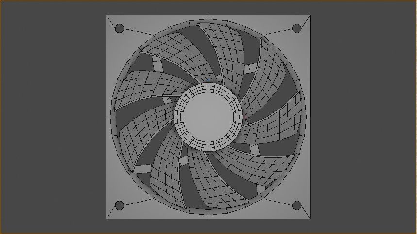 pc case fan free 3D model | CGTrader
