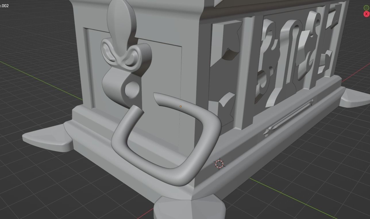 Jewelry Box Luxurious Chest With Openable Lid Genshin Impact 3D model ...