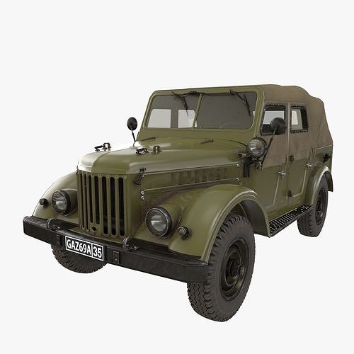 Gaz 69 3D model | CGTrader