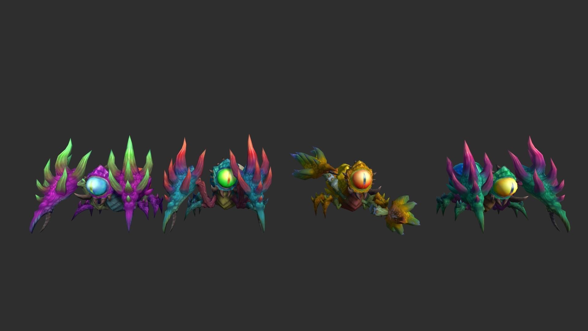 3D model Alien Spiders VR / AR / low-poly | CGTrader