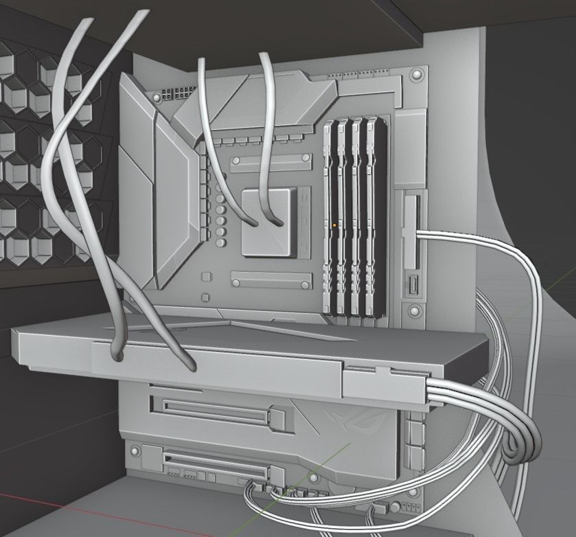 Gaming Computer free 3D model | CGTrader