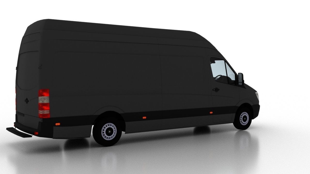 Mercedes Benz Sprinter L3H3 2009 Cargo UK 3D model | CGTrader