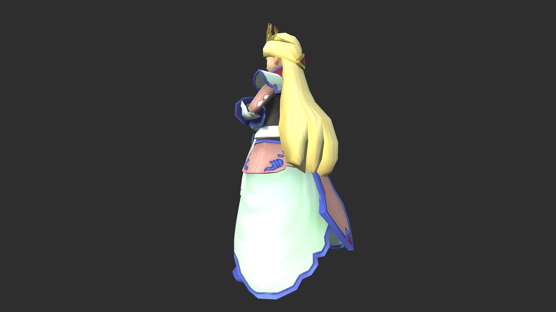 3D model Anime Princess VR / AR / low-poly | CGTrader
