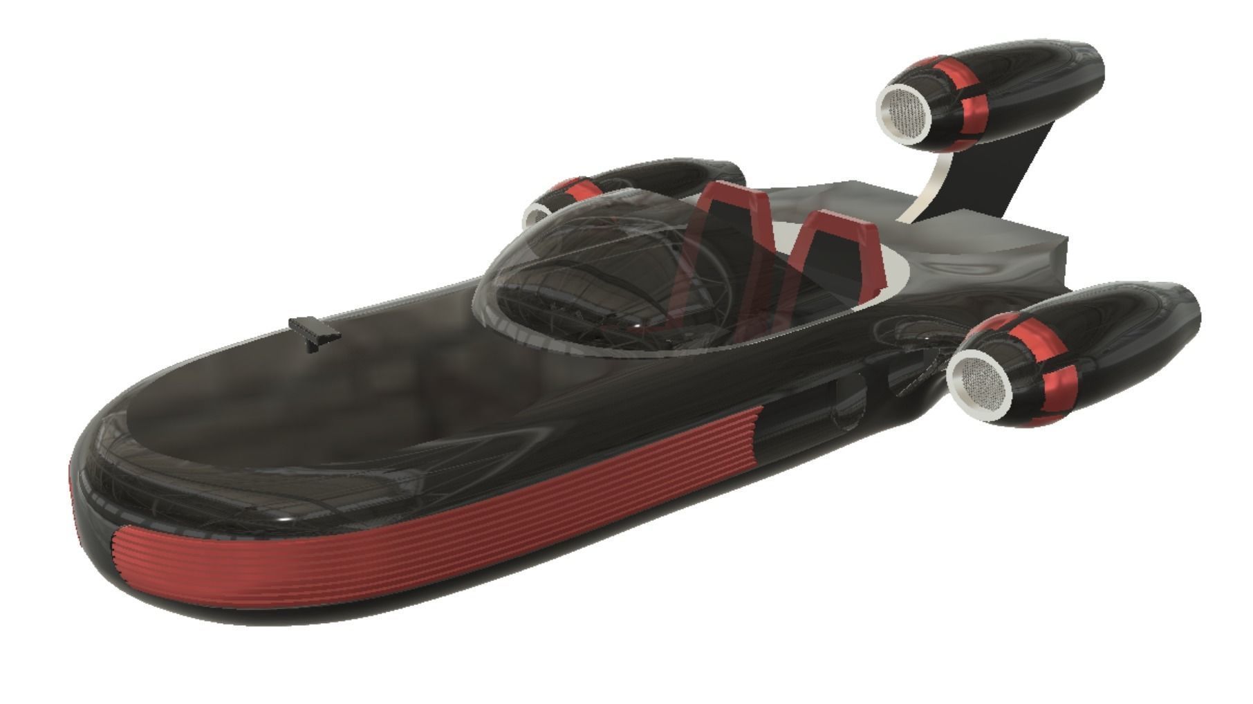 x34 landspeeder 3D model | CGTrader
