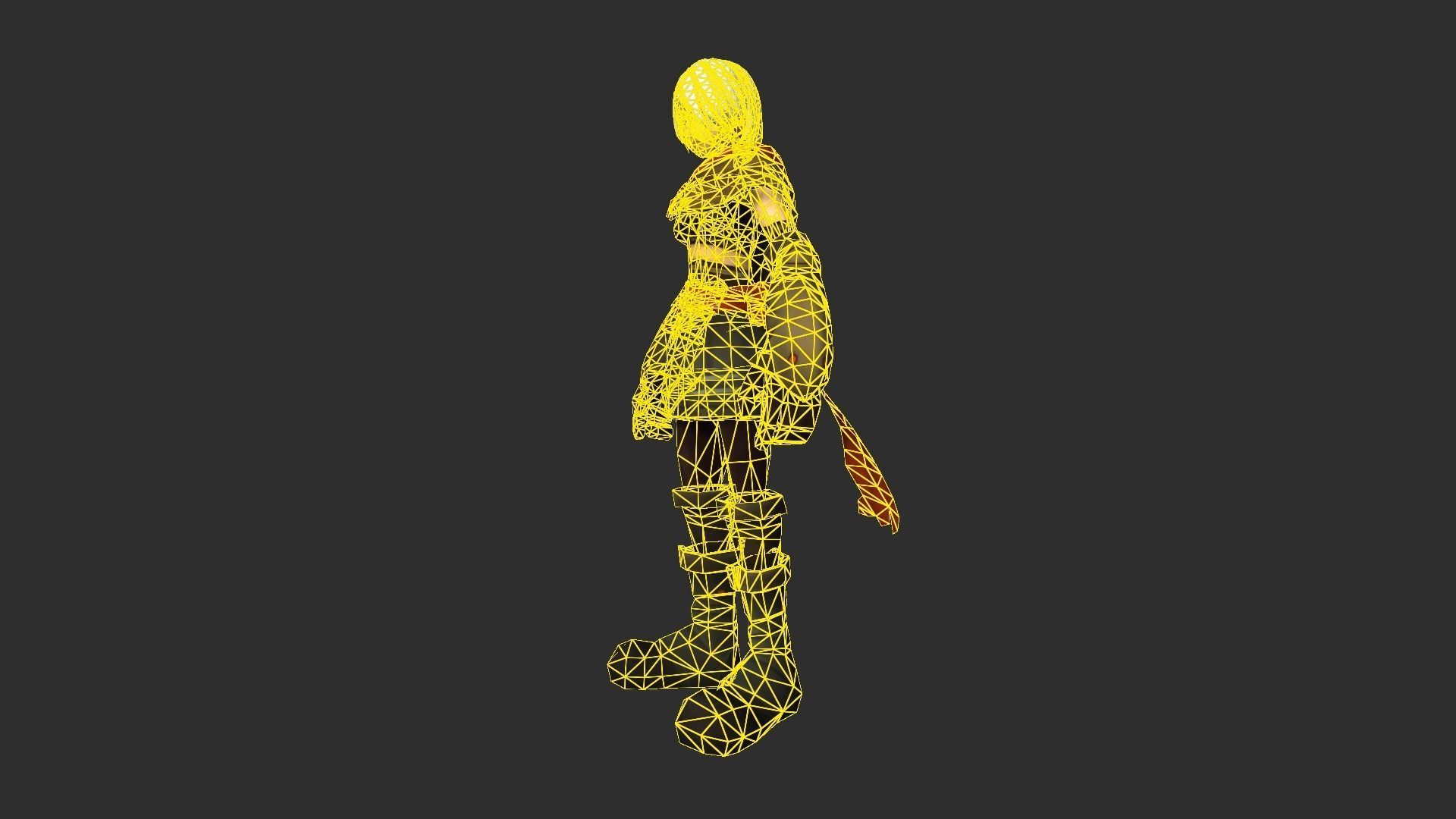 3D model Anime Rogue Female VR / AR / low-poly | CGTrader