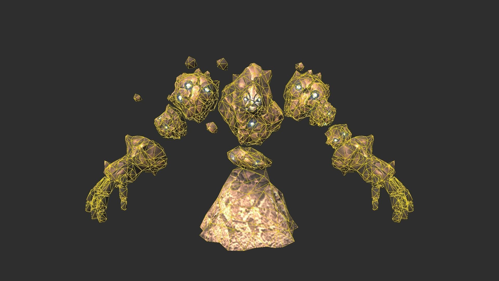 3D model Anime Golem VR / AR / low-poly | CGTrader