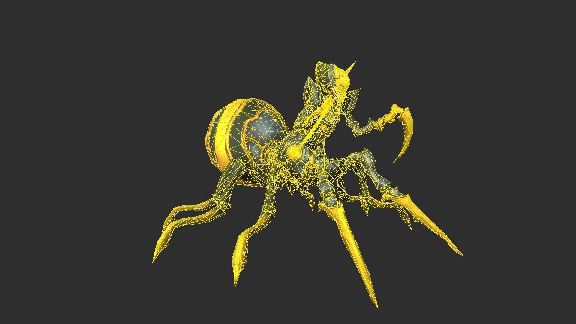 3D model Anime Spider VR / AR / low-poly | CGTrader