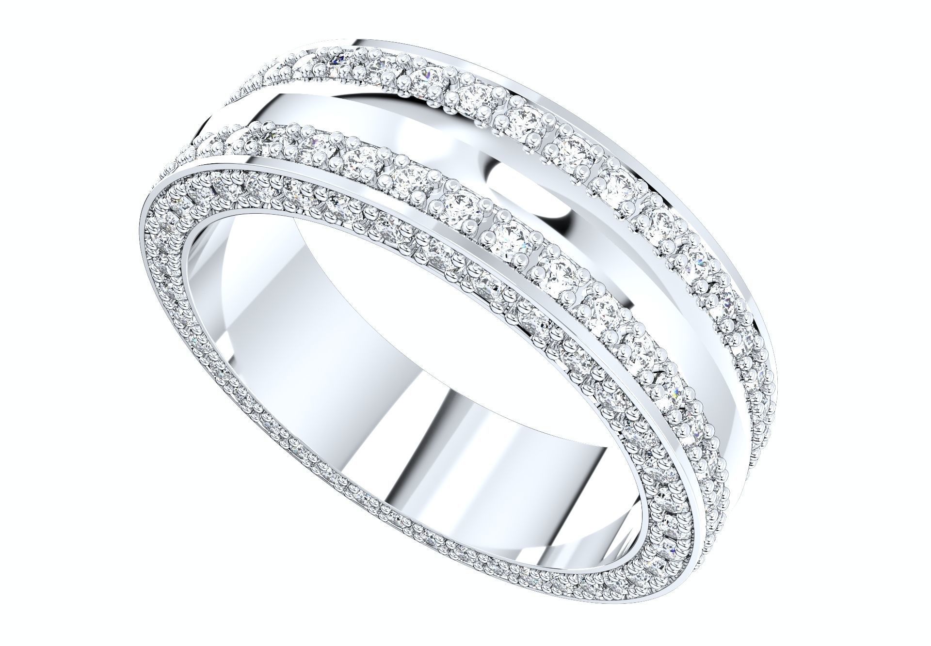 Wedding Ring Set Band Ring Men Ring CAD Design-PSJM001V4-12 3D model 3D ...