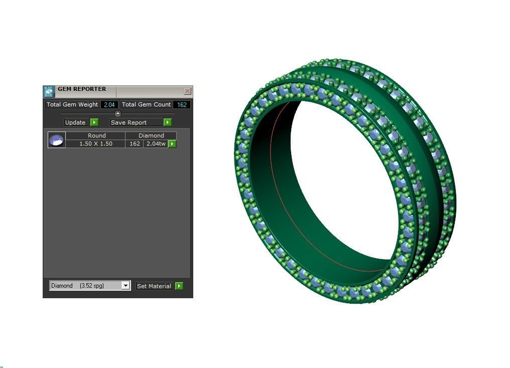 Wedding Ring Set Band Ring Men Ring CAD Design-PSJM001V4-12 3D model 3D ...