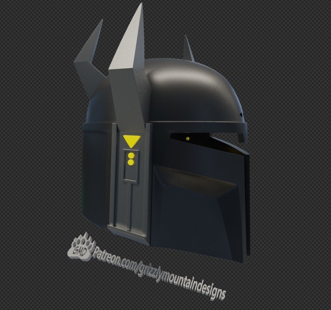 Gar Saxon Mandalorian Helmet Darth Maul Mando star wars 3D model 3D ...