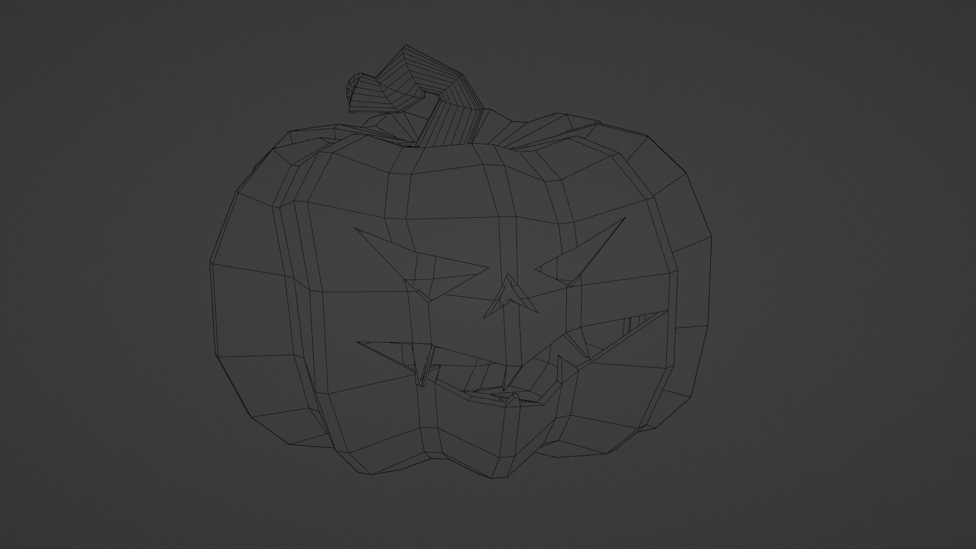 halloween-pumpkin-low-poly halloween pumpkin free VR / AR / low-poly 3D ...
