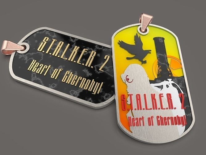 STALKER2 Heart of Chernobyl army token 3d model for 3d printing 3D ...