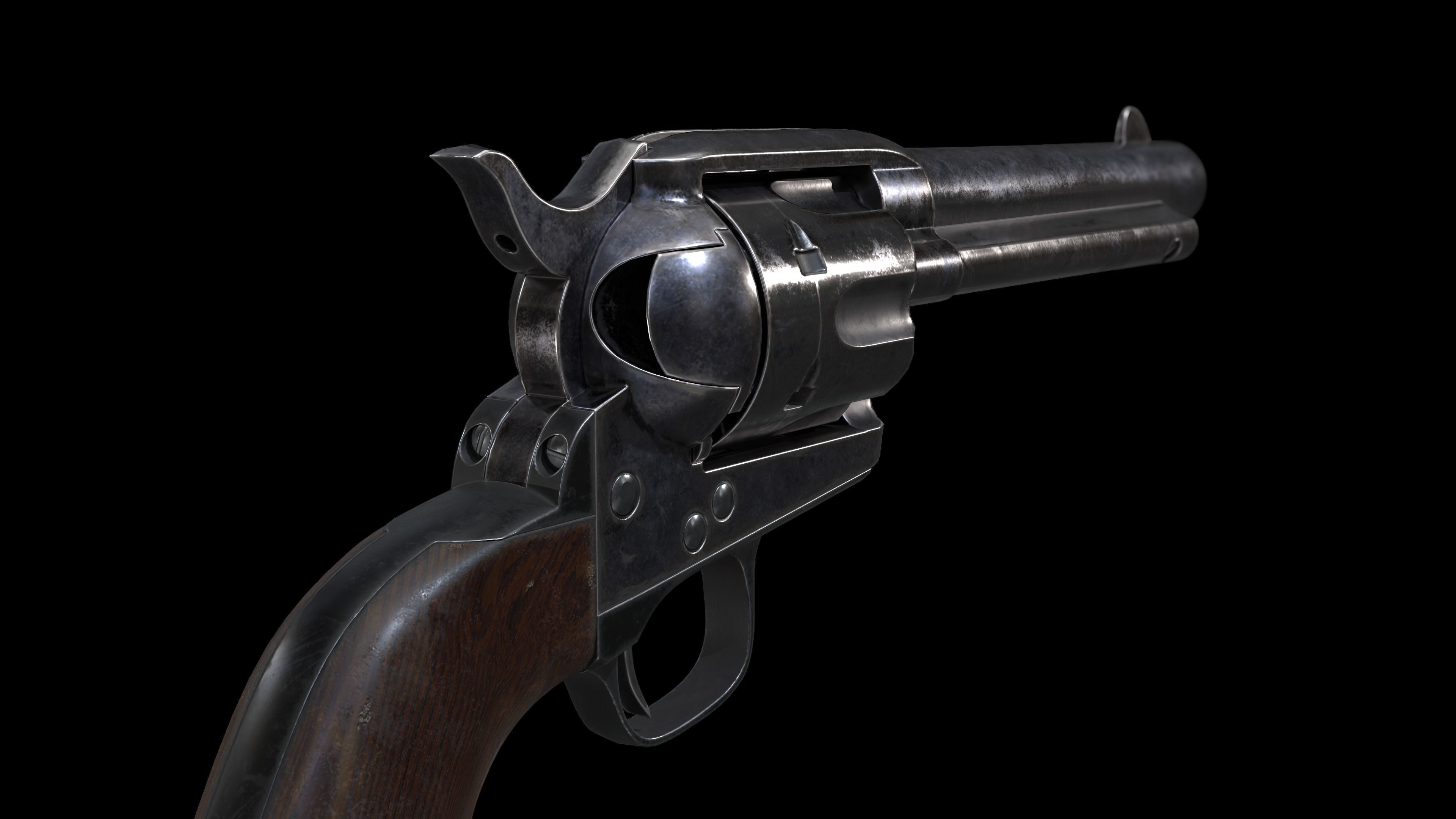 Colt Single Action Army 3D model | CGTrader