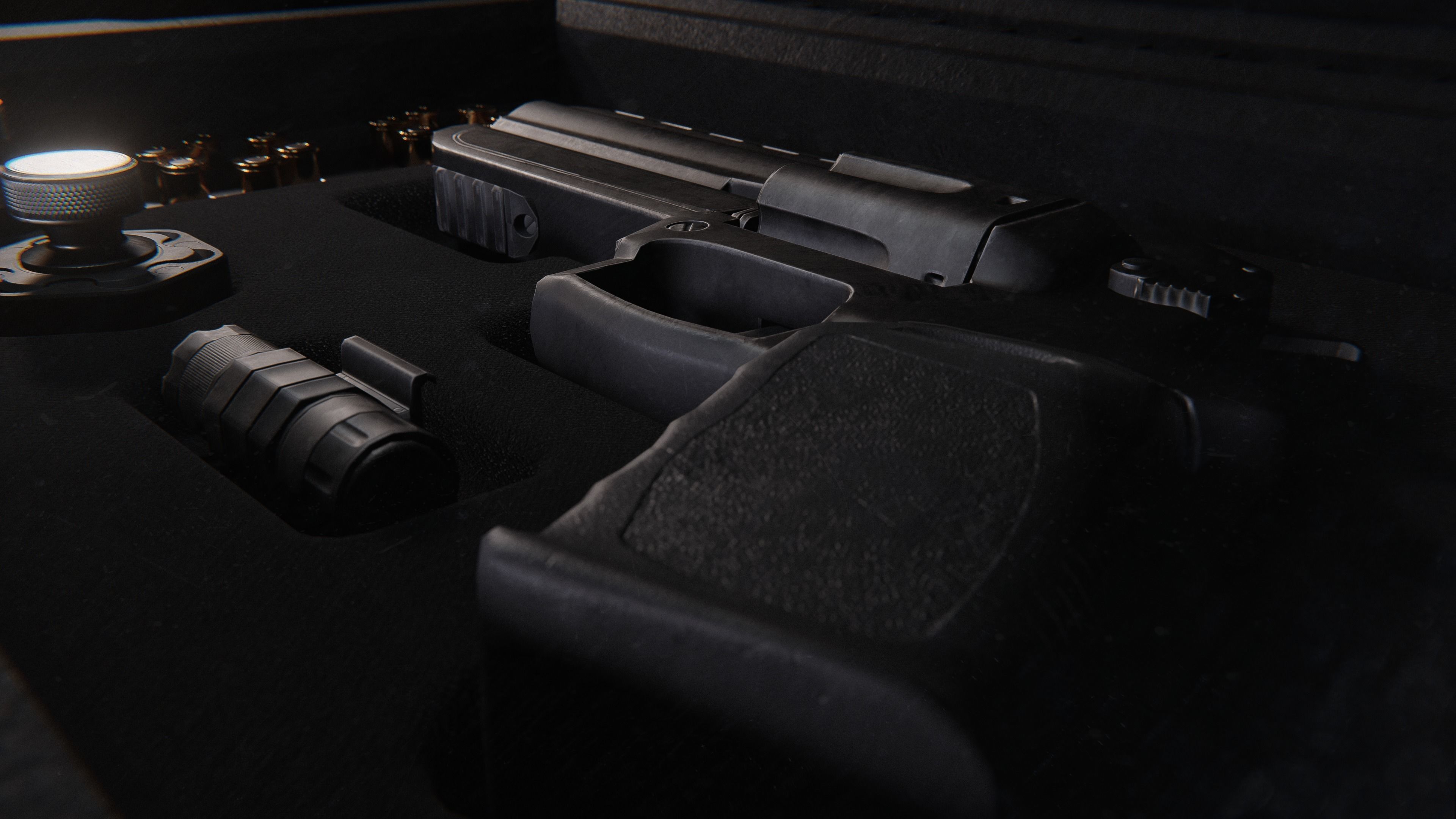 3D model FPS Revolver Kit VR / AR / low-poly | CGTrader