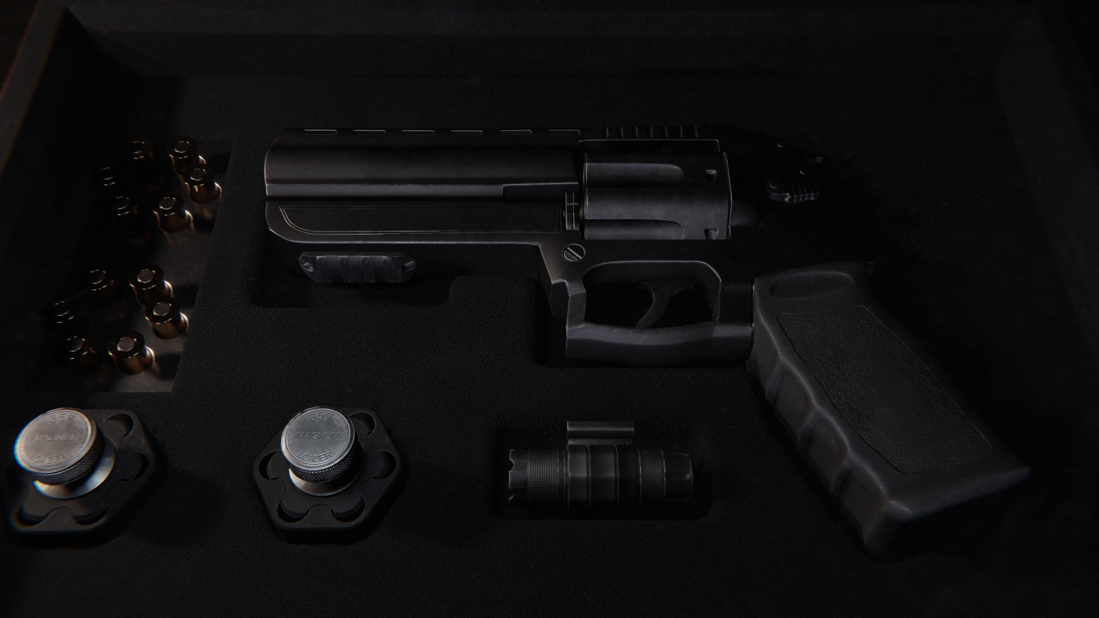 3D model FPS Revolver Kit VR / AR / low-poly | CGTrader