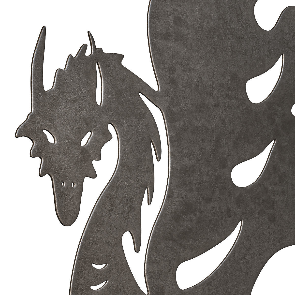 Weather vane dragon 3D model | CGTrader