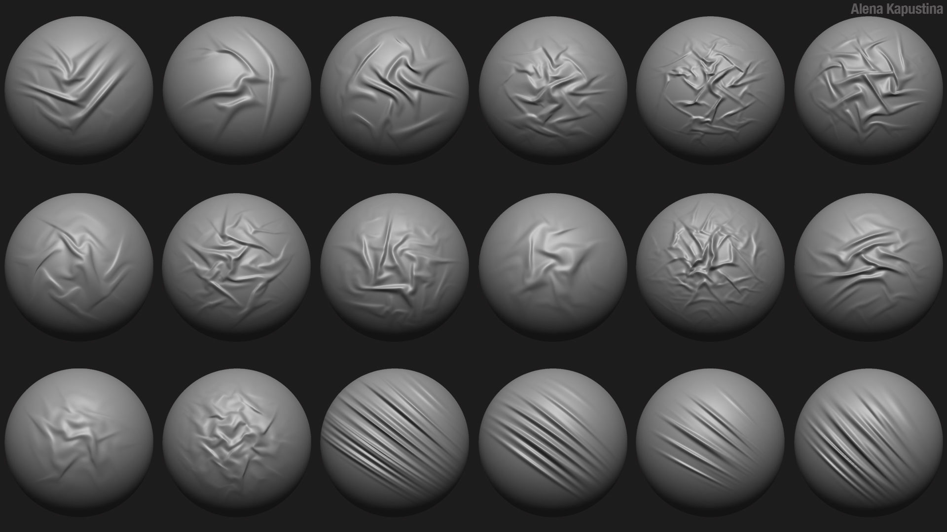 90 Folds and Wrinkles Alphas Psd format 3D model | CGTrader