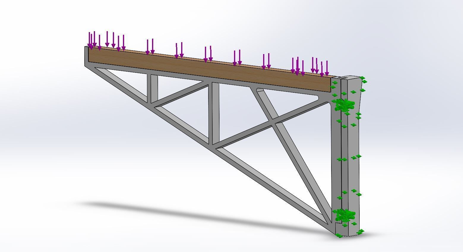 Shelf bracket 3D model 3D printable | CGTrader