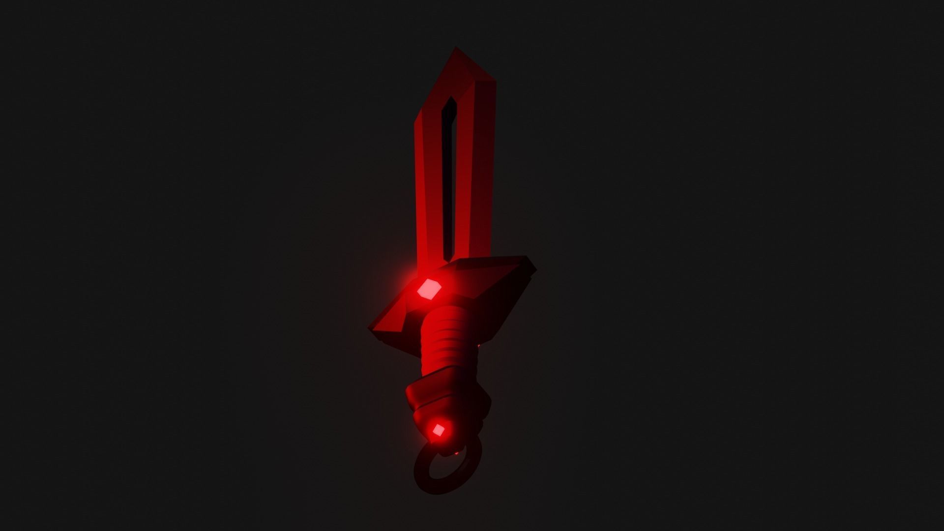 3D model Ruby Sword Low Poly for games VR / AR / low-poly | CGTrader