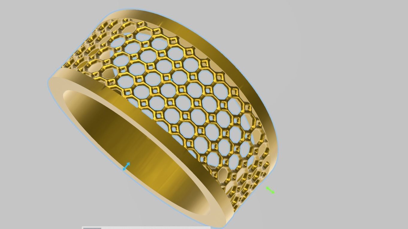 contemporary jali ring stl verified 3D model 3D printable | CGTrader