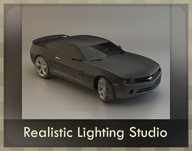 Realistic Lighting Studio 3D model | CGTrader