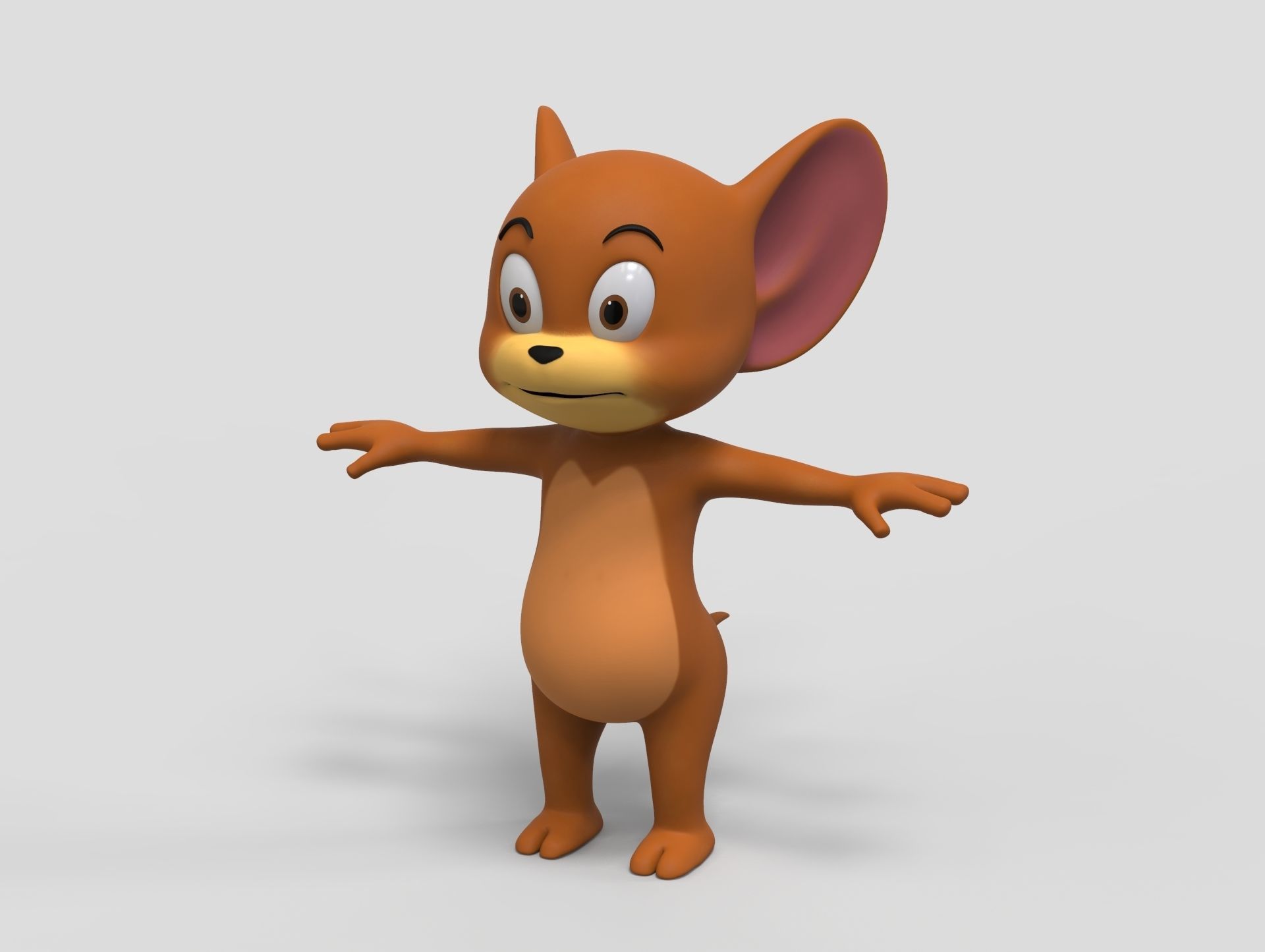 Jerry cartoon mouse 3D model | CGTrader