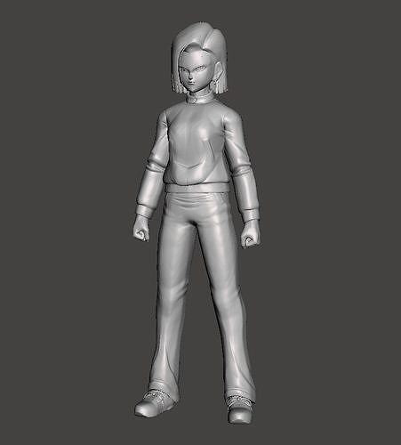 Android 18 Dragon Ball Super 3D Model 3D model 3D printable | CGTrader