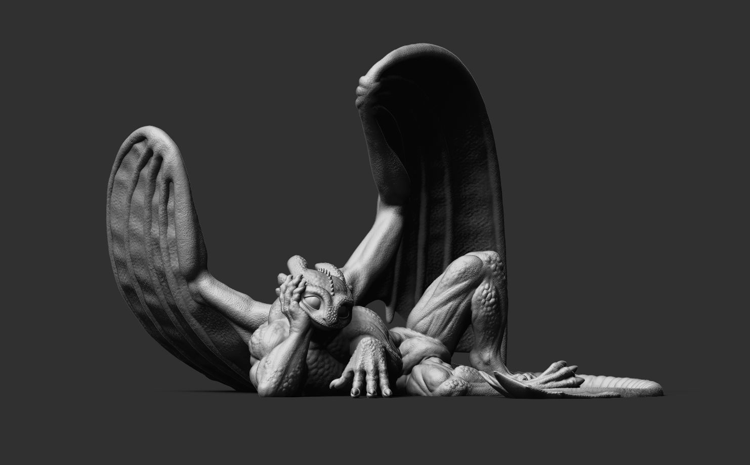 Night Fury 3D model 3D printable | CGTrader