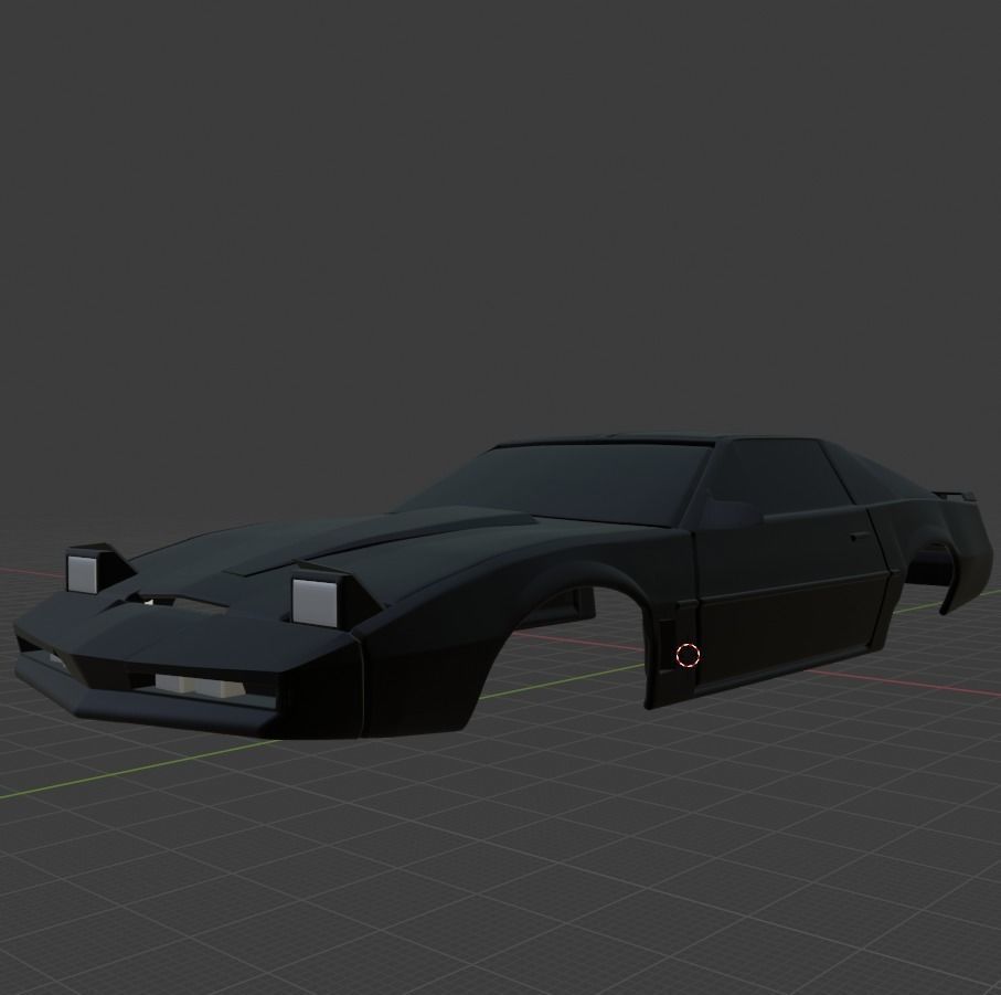 PONTIAC FIREBIRD KITT 1982 BODY SHELL RC 3D PRINT MODEL CAR 3D model 3D ...