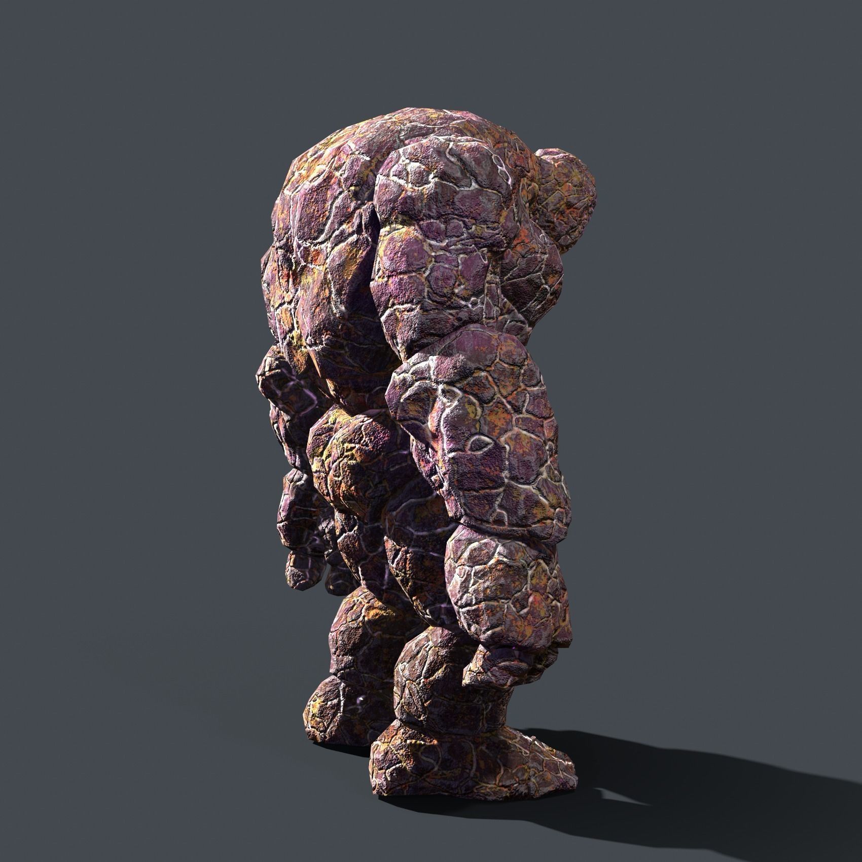3D model Elemental Golem -Magic - VR / AR / low-poly | CGTrader