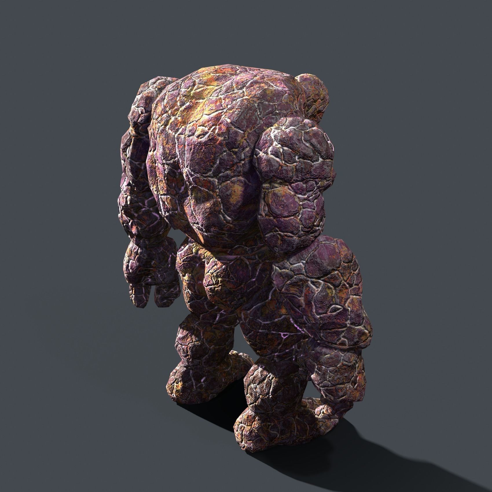 3D model Elemental Golem -Magic - VR / AR / low-poly | CGTrader