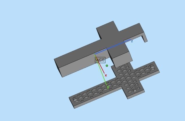 simple golden cross 3D model 3D printable | CGTrader