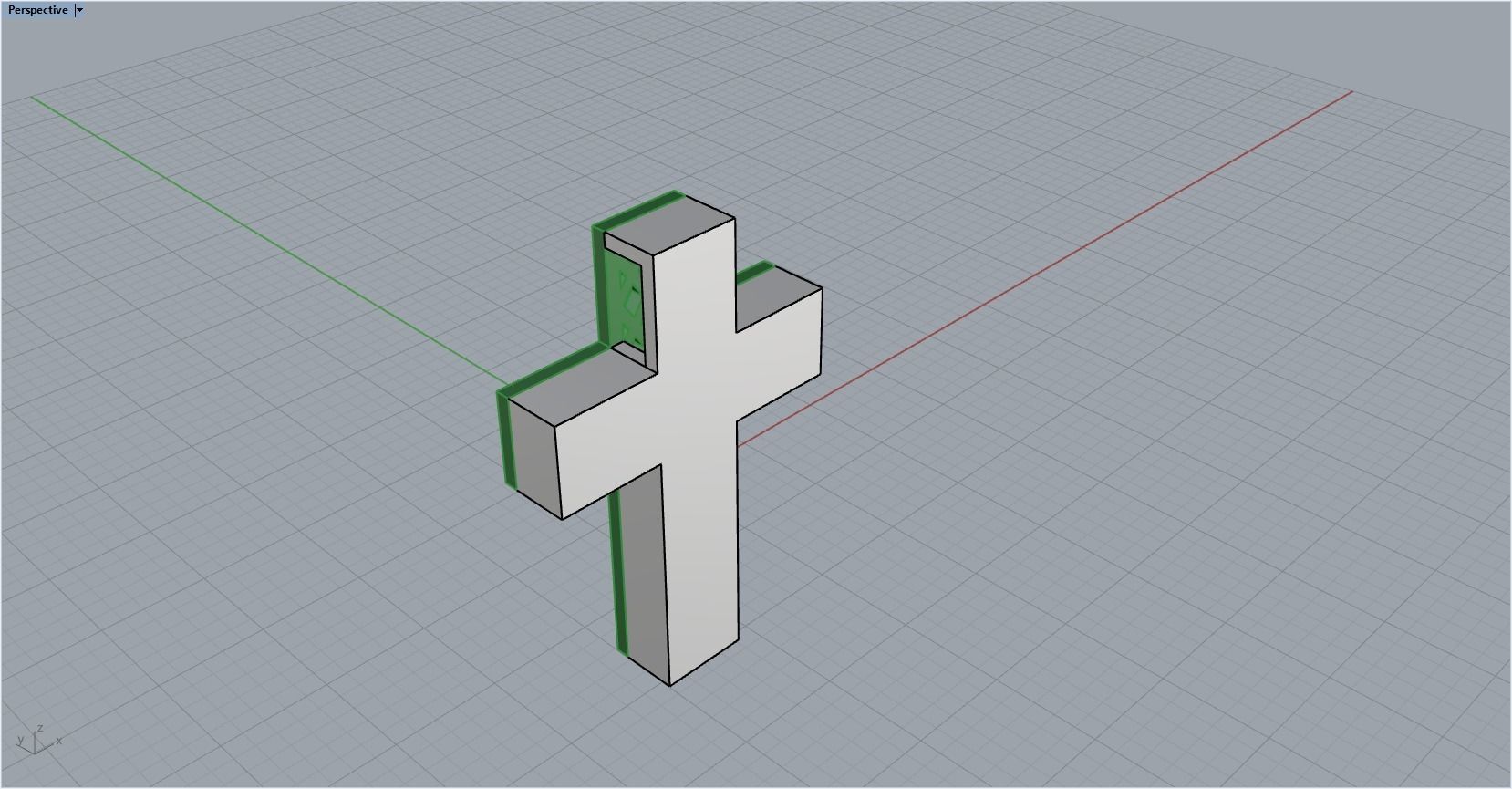 simple golden cross 3D model 3D printable | CGTrader