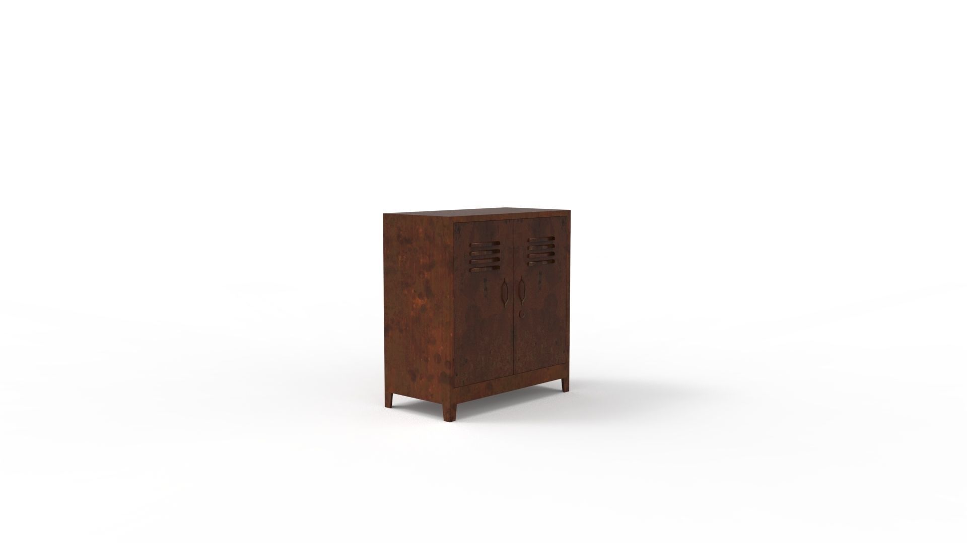 3D Model Collection METAL CABINET-RUSTY VR / AR / low-poly | CGTrader