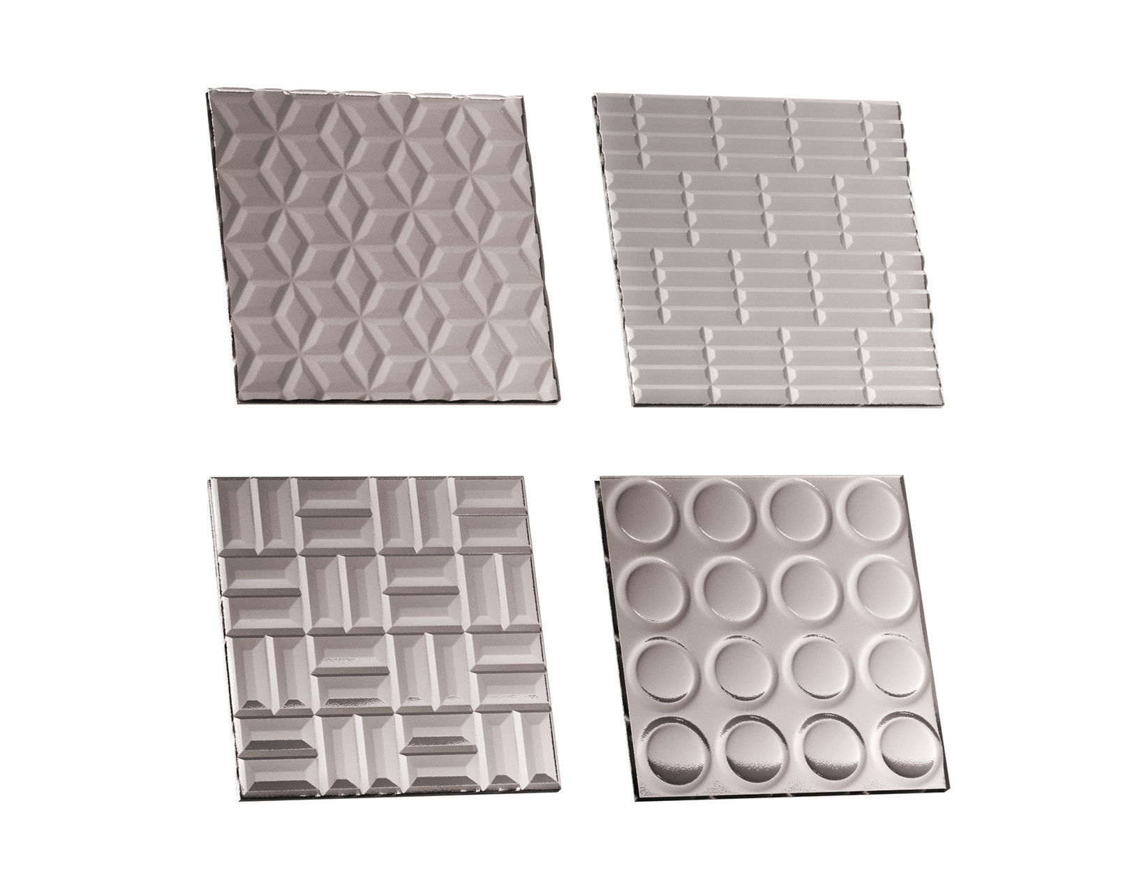 Texture Fluted Glass Set 10 Vr Ar Low Poly Cgtrader