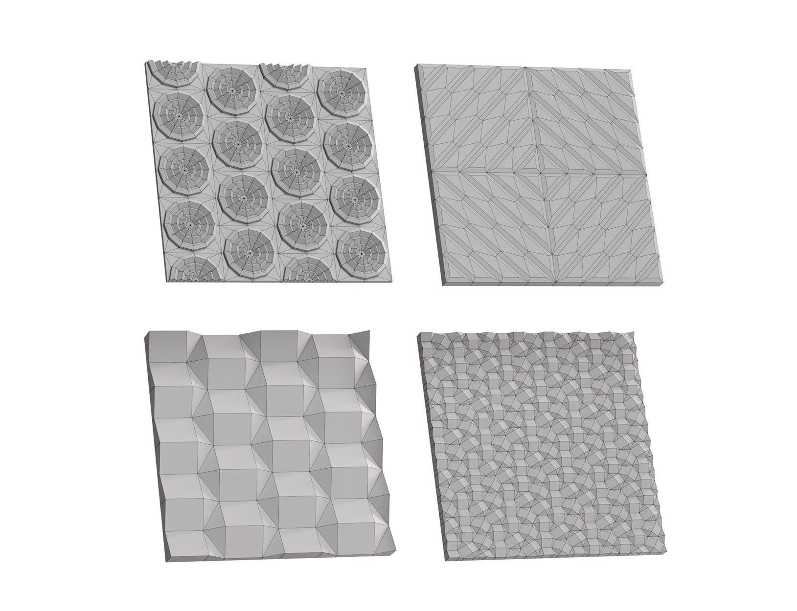 Texture Fluted glass Set 11 VR / AR / low-poly | CGTrader