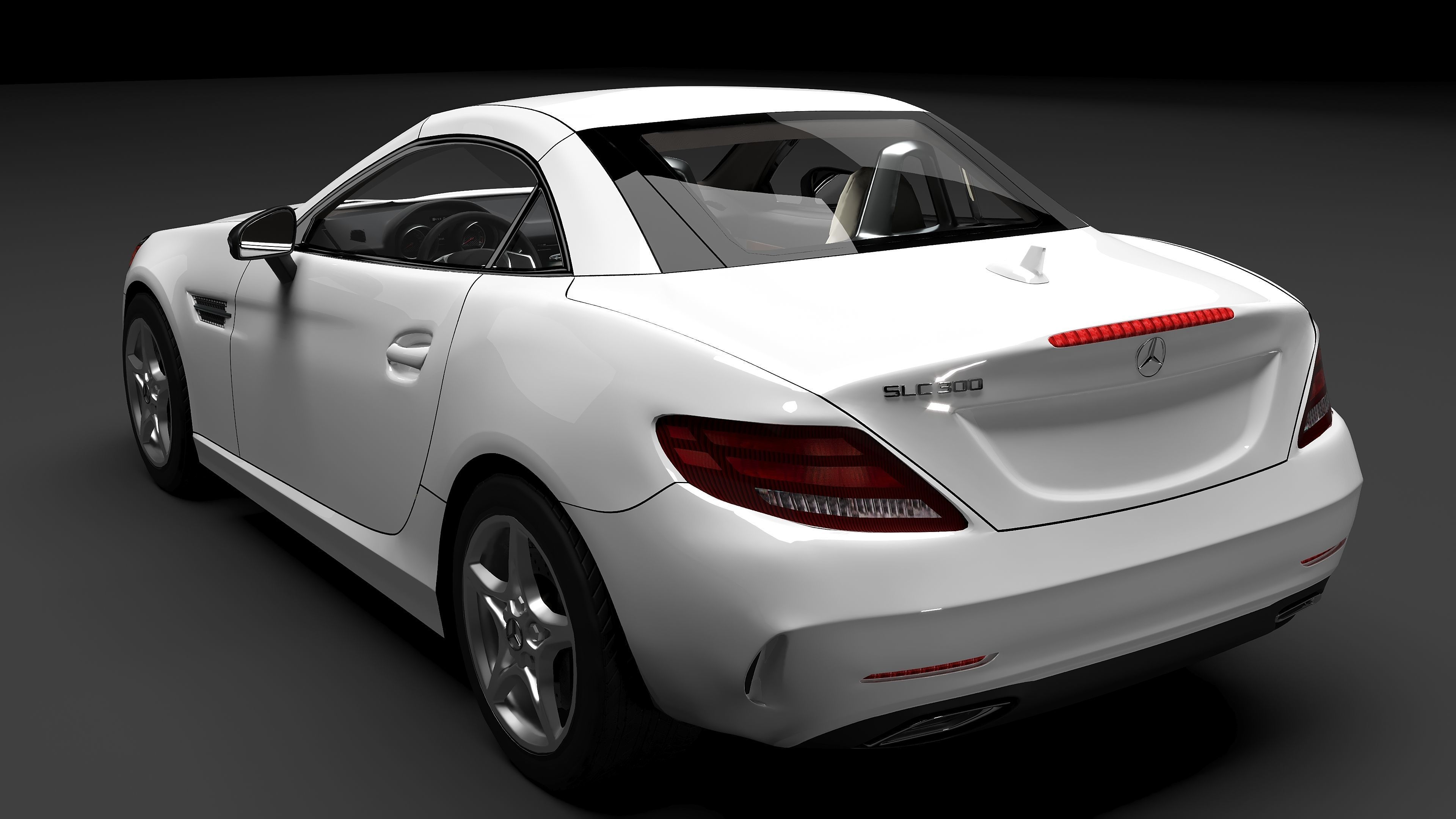 Mercedes SLC 300 free 3D model | CGTrader