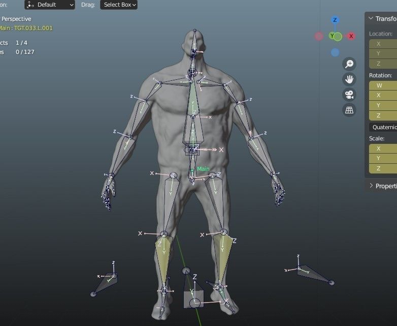 Titan Realistic human 3D model rigged | CGTrader