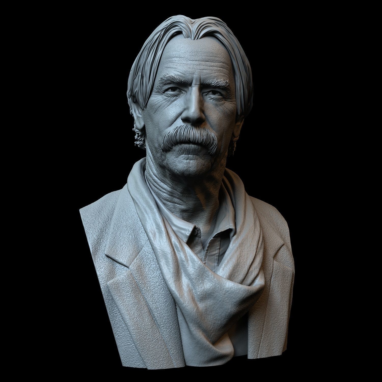 Sam Elliott 3D model 3D printable | CGTrader