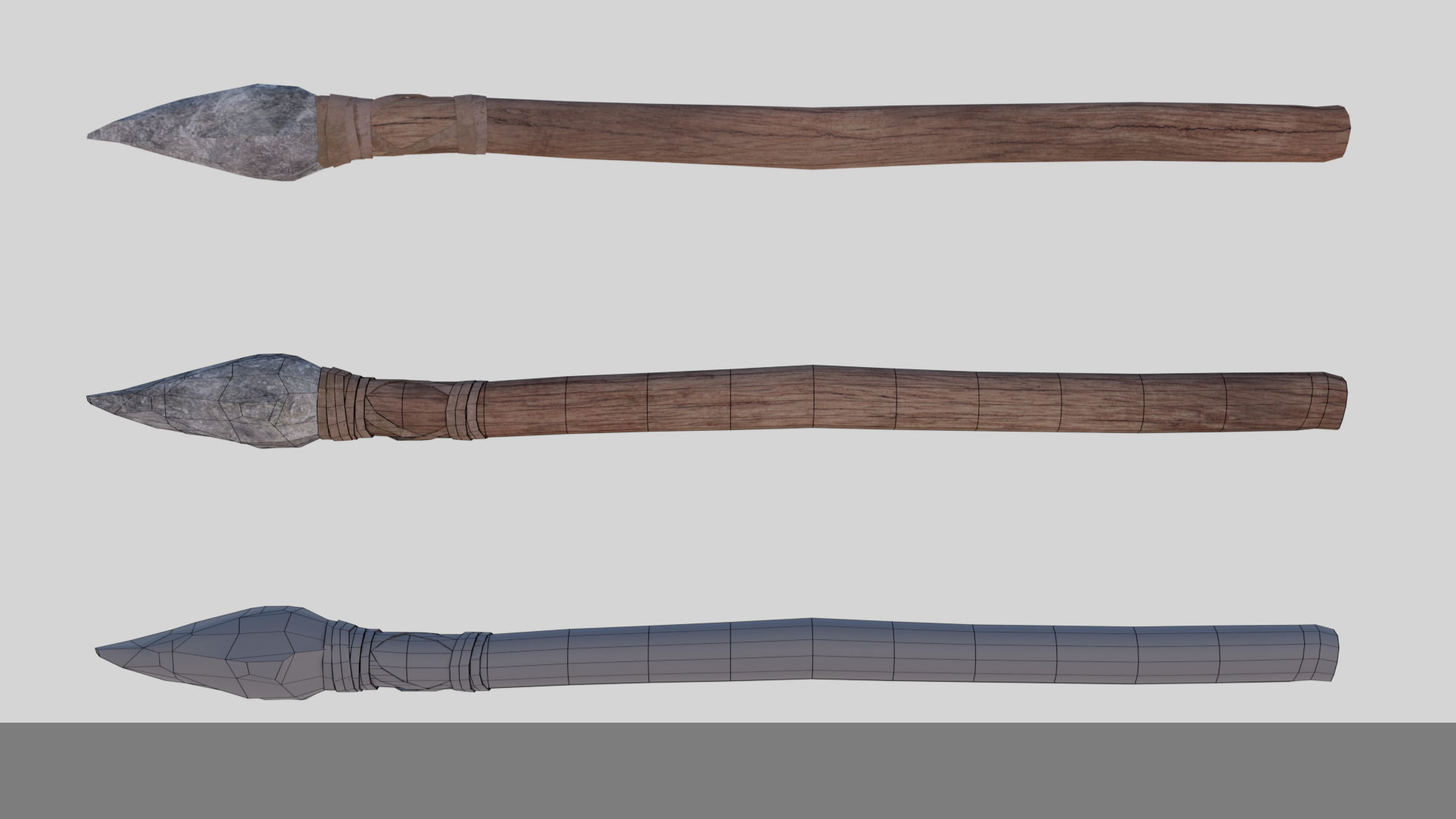 Stone Weapons 9 packs 3D model | CGTrader