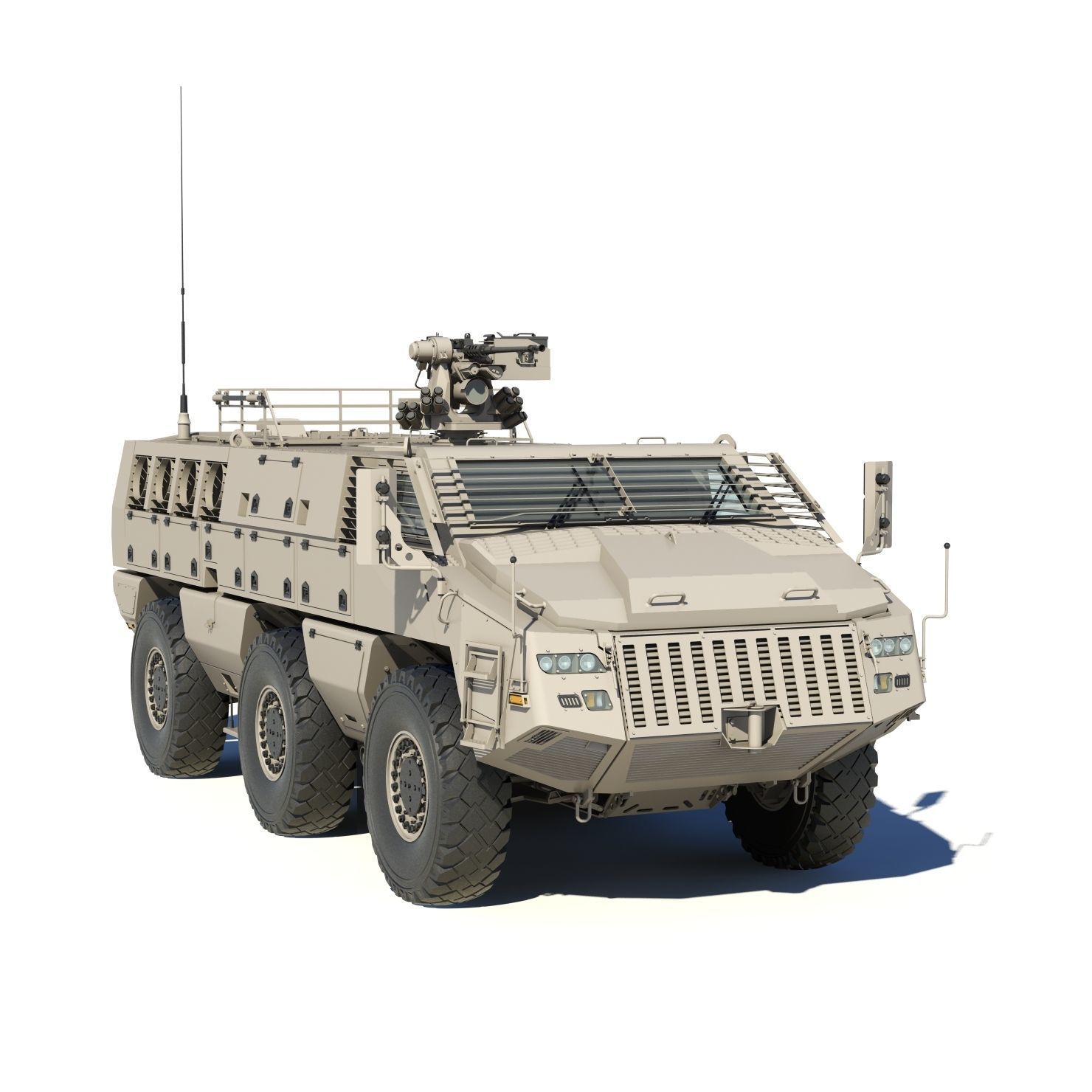 Mbombe 6x6 IFV 3D model animated | CGTrader