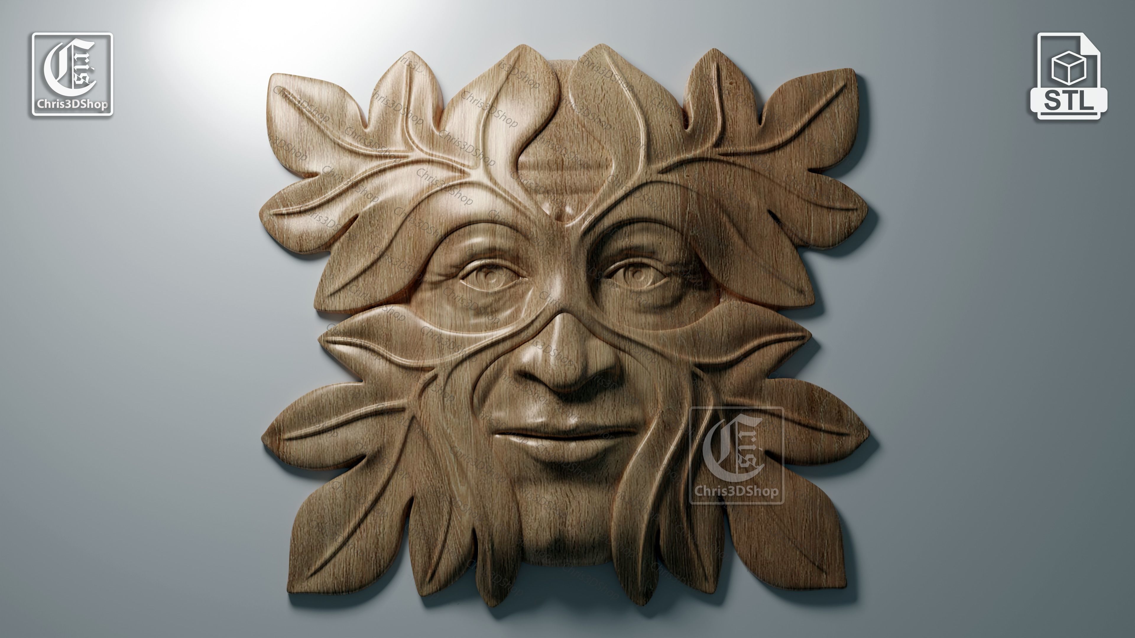 GreenMan - 3D STL Files for CNC 3D model | CGTrader