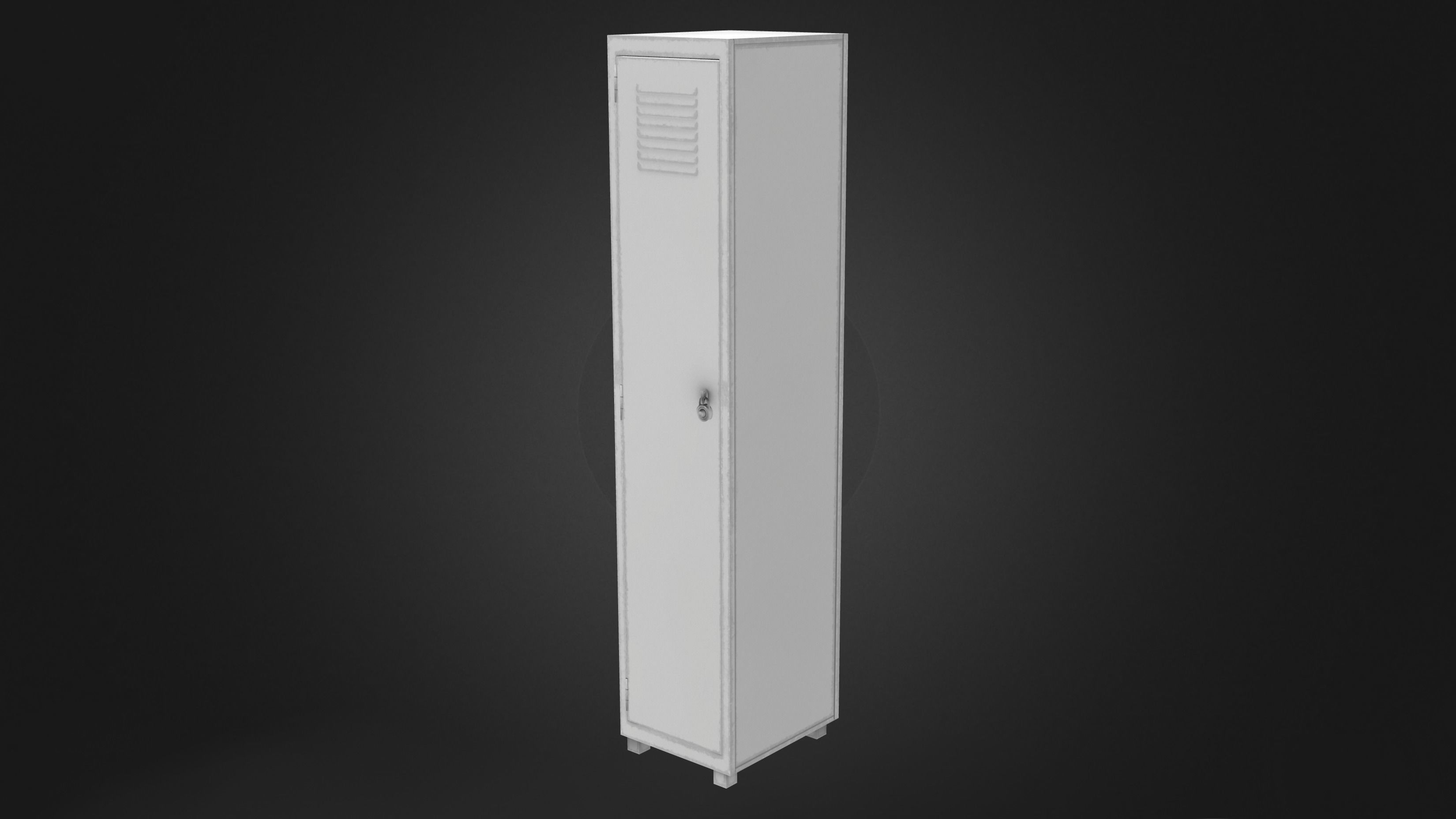 3D model Long Locker VR / AR / low-poly | CGTrader