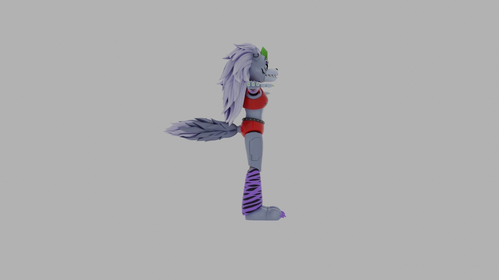 3D model Roxanne Wolf - FNAF Security Breach VR / AR / low-poly | CGTrader