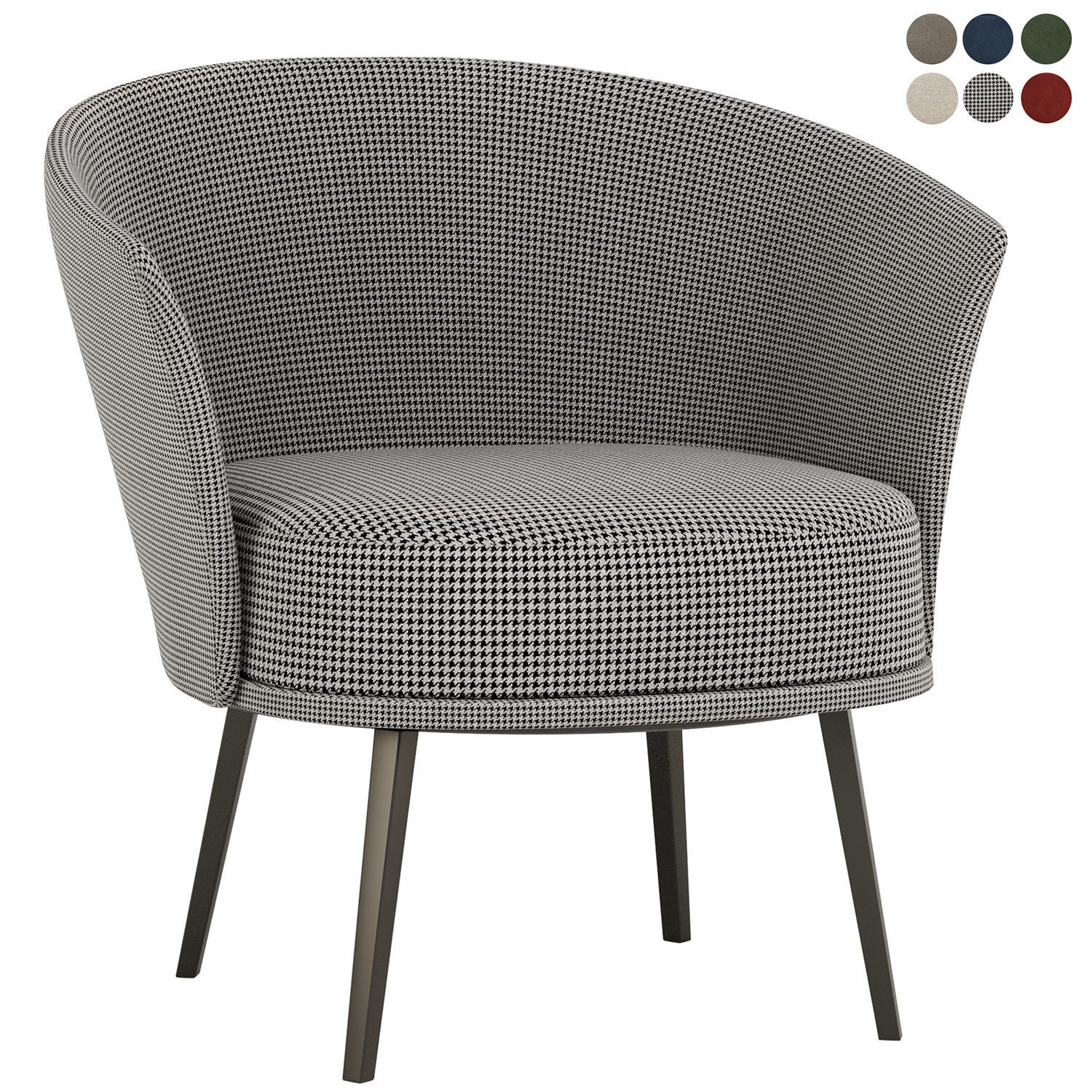 Dorso lounge chair 3D model | CGTrader