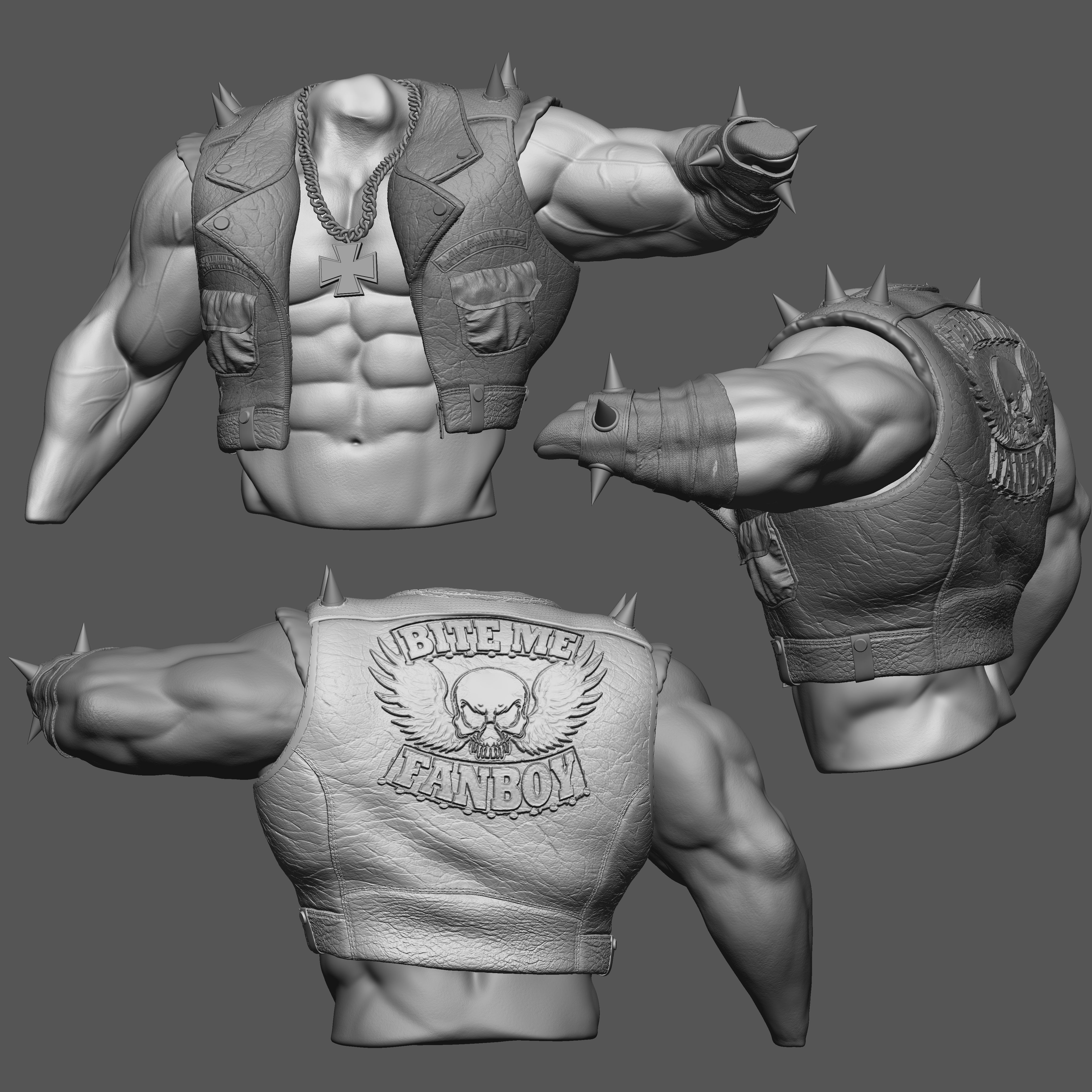 Lobo collectible custom 3D model 3D printable | CGTrader