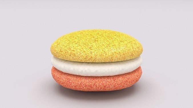 3D model Cookie sandwich VR / AR / low-poly | CGTrader